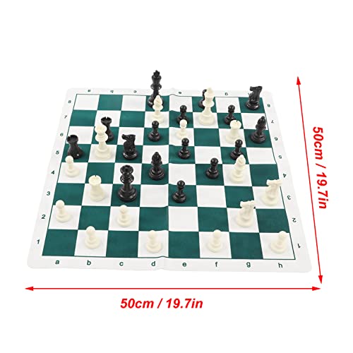 Roll Up Chess Board Set, Light Increase Feelings Travel Chess Set for Travel for Picnic(Wang Gao 95MM),Chess, Leisure Sports