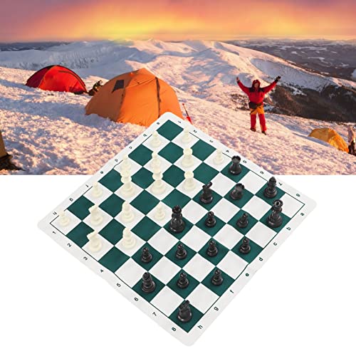 Roll Up Chess Board Set, Light Increase Feelings Travel Chess Set for Travel for Picnic(Wang Gao 95MM),Chess, Leisure Sports