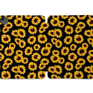 Cute Sunflowers Flower Pattern case Compatible with All Generations iPad Air Pro Mini 5 6 11 inch 12.9 10.9 10.2 9.7 7.9 Plastic Fabric Cover Slim Smart Stand SN524 (8.3" Mini 6th gen)