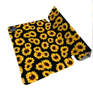 Cute Sunflowers Flower Pattern case Compatible with All Generations iPad Air Pro Mini 5 6 11 inch 12.9 10.9 10.2 9.7 7.9 Plastic Fabric Cover Slim Smart Stand SN524 (8.3" Mini 6th gen)