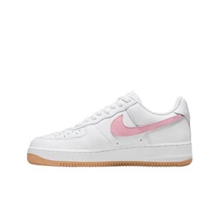 nike mens air force 1 low dm0576 101 pink gum - size 10