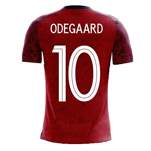 Norway 2022-2023 Home Concept Football Kit (Airo) (Martin Odegaard 10)