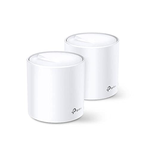 Certified Refurbished TP-Link Deco WiFi 6 Mesh WiFi System (Deco X20) - Covers up to 4000 Sq.Ft. Replaces Wireless Internet Routers and Extenders, 2-Pack (Renewed)