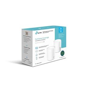 Certified Refurbished TP-Link Deco WiFi 6 Mesh WiFi System (Deco X20) - Covers up to 4000 Sq.Ft. Replaces Wireless Internet Routers and Extenders, 2-Pack (Renewed)