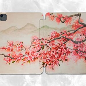 Kawaii Pink Cherry Blossom case Compatible with iPad Mini Air Pro 7.9 8.3 9.7 10.2 10.9 11 12.9 inch Pattern Cover New 2022 2021 Trifold Stand 3 4 5 6 7 8 9 Generation 183 (11" Pro 1/2/3 gen)