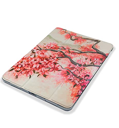 Kawaii Pink Cherry Blossom case Compatible with iPad Mini Air Pro 7.9 8.3 9.7 10.2 10.9 11 12.9 inch Pattern Cover New 2022 2021 Trifold Stand 3 4 5 6 7 8 9 Generation 183 (11" Pro 1/2/3 gen)