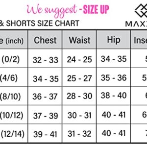 Miraculous Ladybug Womens Sports Bra and High waisted Bike short set for gym workout, exercise, yoga, cycling and running by MAXXIM Medium