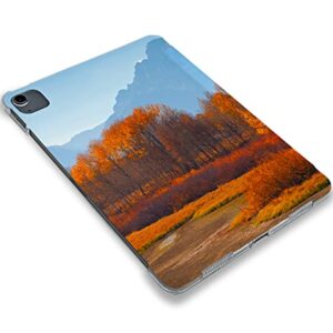 Mountain Autumn Leaves Nature case Compatible with iPad Mini Air Pro 7.9 8.3 9.7 10.2 10.9 11 12.9 inch Pattern Cover New 2022 2021 Trifold Stand 3 4 5 6 7 8 9 Generation 187 (10.9" Air 4)