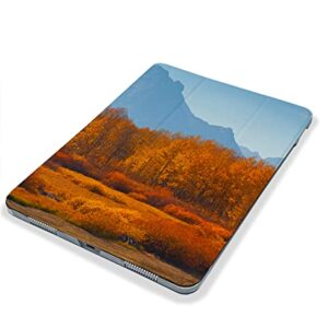 Mountain Autumn Leaves Nature case Compatible with iPad Mini Air Pro 7.9 8.3 9.7 10.2 10.9 11 12.9 inch Pattern Cover New 2022 2021 Trifold Stand 3 4 5 6 7 8 9 Generation 187 (10.9" Air 4)