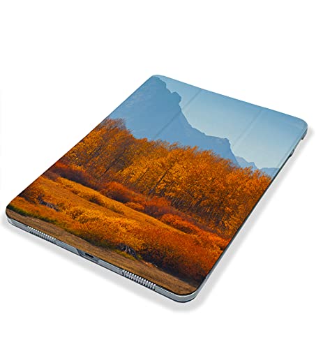 Mountain Autumn Leaves Nature case Compatible with iPad Mini Air Pro 7.9 8.3 9.7 10.2 10.9 11 12.9 inch Pattern Cover New 2022 2021 Trifold Stand 3 4 5 6 7 8 9 Generation 187 (10.9" Air 4)