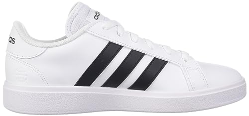 adidas Women's Grand Court Base 2.0 Tennis Shoes, Cloud White-core Black, 8