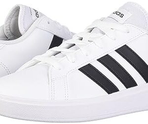 adidas Women's Grand Court Base 2.0 Tennis Shoes, Cloud White-core Black, 8