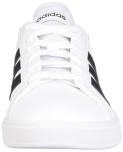 adidas Women's Grand Court Base 2.0 Tennis Shoes, Cloud White-core Black, 8