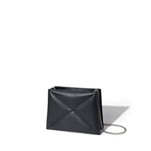 ro Vitre Mini Quilted Sling Bag in Black