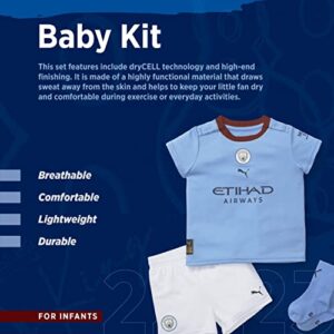 Manchester City FC Puma Unisex Baby 2022/23 Replica Football Home Kit, 9 Months