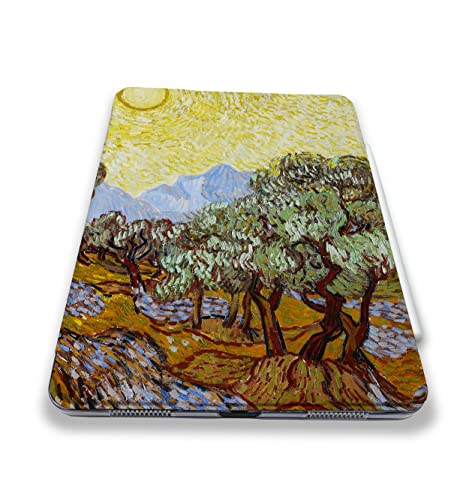 Van Gogh Olive Trees Case Compatible with All Generations iPad Air Pro Mini 5 6 11 inch 12.9 10.9 10.2 9.7 7.9 Plastic Fabric Cover Slim Smart Stand SN642 (8.3" Mini 6th gen)