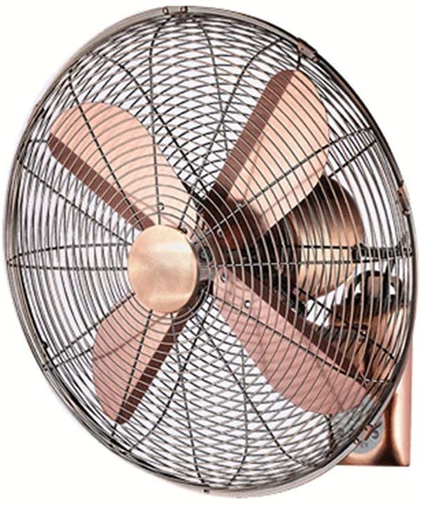 SZYDKJ Remote Control Swing Fan for Household Industry,Wall Mount Oscillating Fan Wall-Mounted Fans-Retro Antique Metal Wall Fan/ 3 Speed Settings,Quiet Operation (Size : W:400mm/H:450mm)