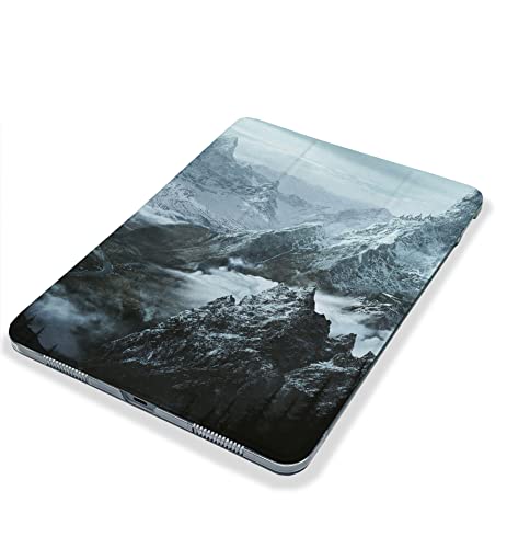 Cute Winter Mountain Nature case Compatible with iPad Mini Air Pro 7.9 8.3 9.7 10.2 10.9 11 12.9 inch Pattern Cover New 2022 2021 Trifold Stand 3 4 5 6 7 8 9 Generation 251 (9.7" iPad Air 1/2)