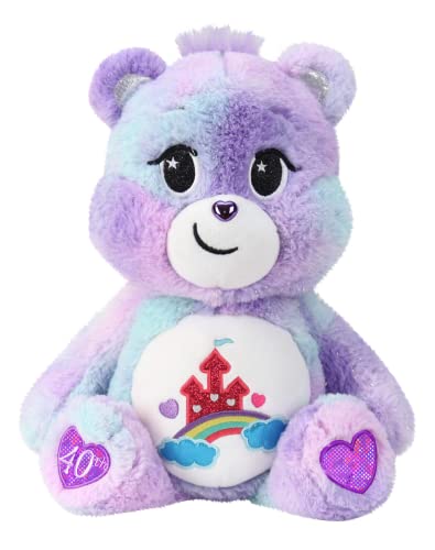 Care Bears New 2022 14" Plush - 40th Anniversary Care-a-Lot Bear - Soft Huggable Material!