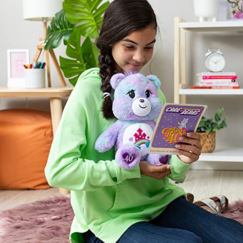 Care Bears New 2022 14" Plush - 40th Anniversary Care-a-Lot Bear - Soft Huggable Material!