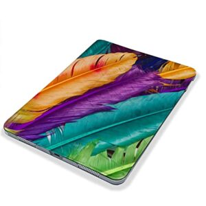 Cute Rainbow Feather Art case Compatible with iPad Mini Air Pro 7.9 8.3 9.7 10.2 10.9 11 12.9 inch Pattern Cover New 2022 2021 Trifold Stand 3 4 5 6 7 8 9 Generation 268 (11" iPad Pro 1/2/3 gen)