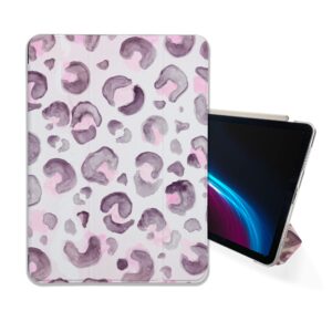 Pink Leopard Cheetah Animal case Compatible with iPad Mini Air Pro 7.9 8.3 9.7 10.2 10.9 11 12.9 inch Pattern Cover New 2022 2021 Trifold Stand 3 4 5 6 7 8 9 Generation 263 (12.9 iPad Pro 3/4/5 gen)