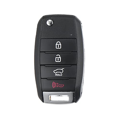 X AUTOHAUX 4 Button Car Keyless Entry Remote Control Key Fob Proximity Smart Fob OSLOKA-875T NO. 95430-B2100(PSD) for Kia Soul 2014-2019 433MHz 60 Chip