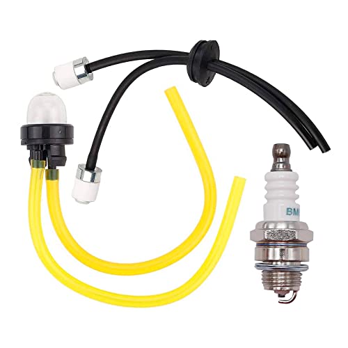 5687301 Air Filter + Fuel Line Assembly Primer Bulb for Ryobi Trimmer RY251PH RY254BC RY25AXB RY30020 RY30020A Ryobi Blower BM254BV RY08510 RY08544 RY08548 RY08570 Ryobi Cultivator RY60511A RY60511B