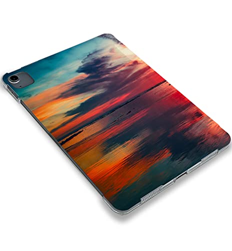 Cute Ocean Clouds Sky case Compatible with iPad Mini Air Pro 7.9 8.3 9.7 10.2 10.9 11 12.9 inch Pattern Cover New 2022 2021 Trifold Stand 3 4 5 6 7 8 9 Generation 324 (10.2" 7/8/9 gen)