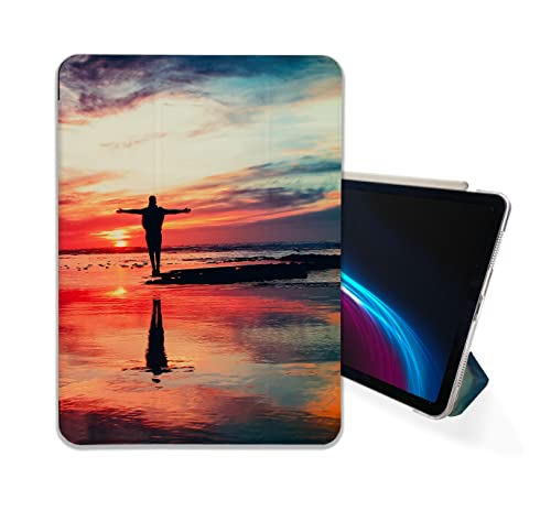 Cute Ocean Clouds Sky case Compatible with iPad Mini Air Pro 7.9 8.3 9.7 10.2 10.9 11 12.9 inch Pattern Cover New 2022 2021 Trifold Stand 3 4 5 6 7 8 9 Generation 324 (10.2" 7/8/9 gen)