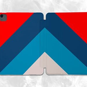 Cute Geometric Lines Painting case Compatible with iPad Mini Air Pro 7.9 8.3 9.7 10.2 10.9 11 12.9 inch Pattern Cover New 2022 2021 Trifold Stand 3 4 5 6 7 8 9 Generation 351 (10.2" 7/8/9 gen)