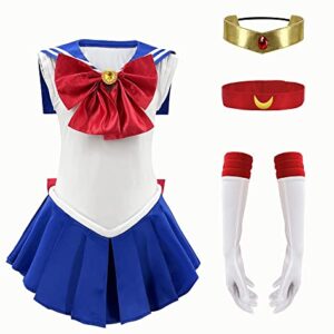 Sinkawa Jackets Anime Outfits Moon Cosplay Costume For Women Girls Kids-L