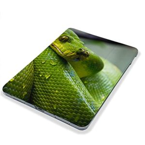 Cute Green Snake Pattern case Compatible with iPad Mini Air Pro 7.9 8.3 9.7 10.2 10.9 11 12.9 inch Pattern Cover New 2022 2021 Trifold Stand 3 4 5 6 7 8 9 Generation 391 (10.2" 7/8/9 gen)