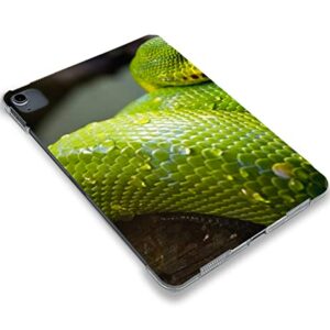 Cute Green Snake Pattern case Compatible with iPad Mini Air Pro 7.9 8.3 9.7 10.2 10.9 11 12.9 inch Pattern Cover New 2022 2021 Trifold Stand 3 4 5 6 7 8 9 Generation 391 (10.2" 7/8/9 gen)