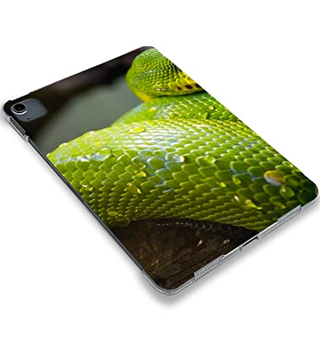 Cute Green Snake Pattern case Compatible with iPad Mini Air Pro 7.9 8.3 9.7 10.2 10.9 11 12.9 inch Pattern Cover New 2022 2021 Trifold Stand 3 4 5 6 7 8 9 Generation 391 (10.2" 7/8/9 gen)