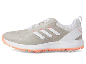 adidas women's w s2g boa 23 sneaker, ftwr white/ftwr white/coral fusion, 10