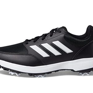 adidas Women's W TECH Response 3.0 Golf Shoe, core Black/FTWR White/Silver met, 8