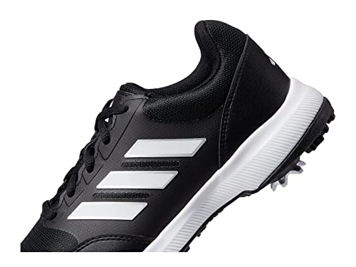 adidas Women's W TECH Response 3.0 Golf Shoe, core Black/FTWR White/Silver met, 8