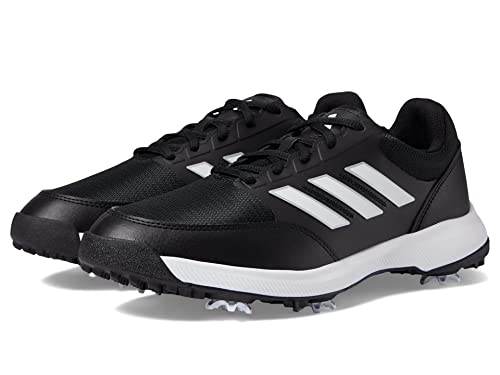 adidas Women's W TECH Response 3.0 Golf Shoe, core Black/FTWR White/Silver met, 8