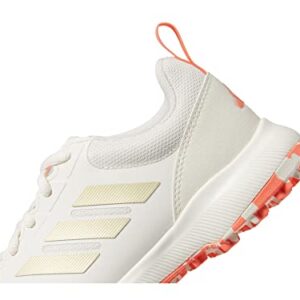 adidas Women's W TECH Response SL3 Golf Shoe, Chalk White/Silver met./Coral Fusion, 8.5