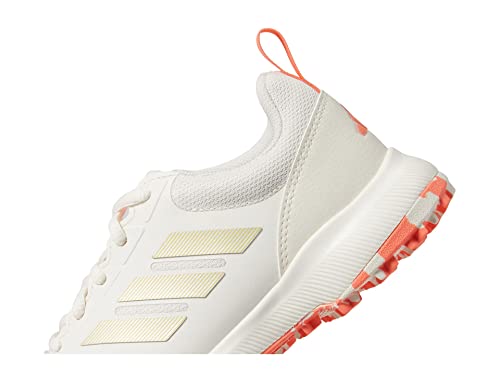 adidas Women's W TECH Response SL3 Golf Shoe, Chalk White/Silver met./Coral Fusion, 8.5