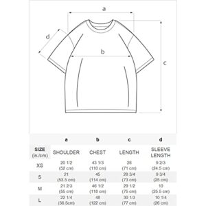 Vamtac Oversized Graphic Tees Shirts Mens Vintage Streetwear Half Sleeve Y2K Boxy Baggy T Shirts Women