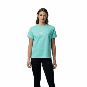 mclaren f1 women's miami palm graphic t-shirt aqua sky