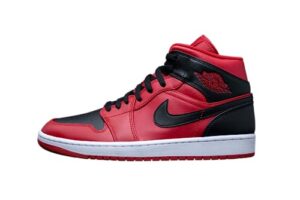 jordan mens 1 mid 554724 660 reverse bred - size 10