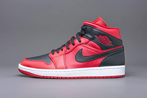 Jordan Mens 1 Mid 554724 660 Reverse Bred - Size 10