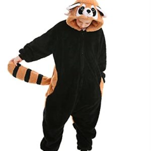 CuteOn Raccoon Onesie for Girls Boys Animal Costume Halloween Christmas for Height 130cm