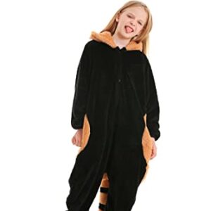 CuteOn Raccoon Onesie for Girls Boys Animal Costume Halloween Christmas for Height 130cm