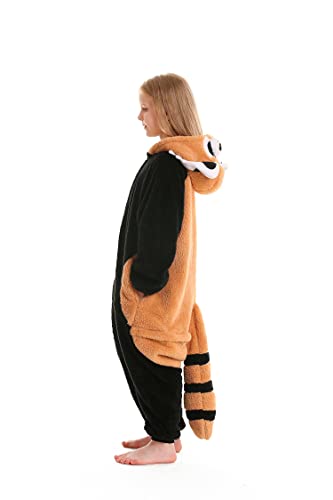 CuteOn Raccoon Onesie for Girls Boys Animal Costume Halloween Christmas for Height 130cm