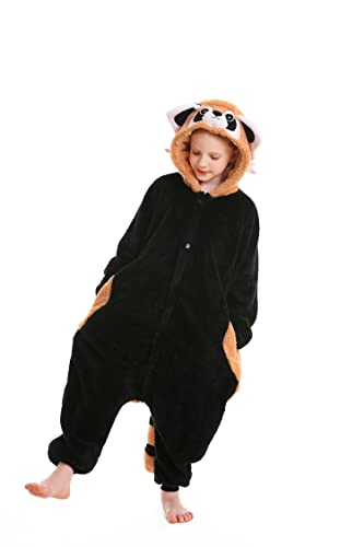 CuteOn Raccoon Onesie for Girls Boys Animal Costume Halloween Christmas for Height 130cm