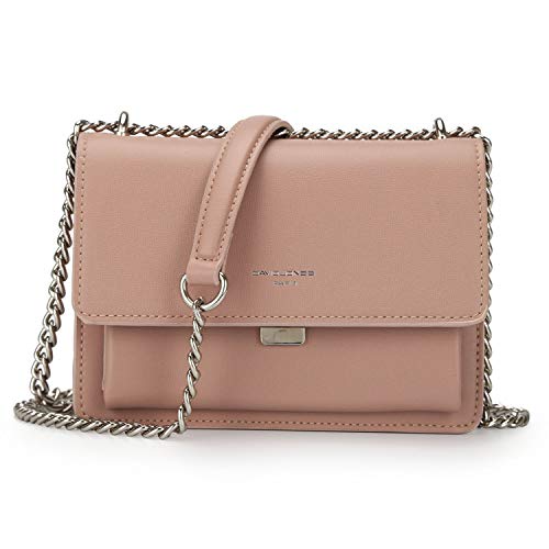 DAVIDJONES Faux Leather Hobo Purse and Wallet set for women Chain Crossbody Shoulder Bags